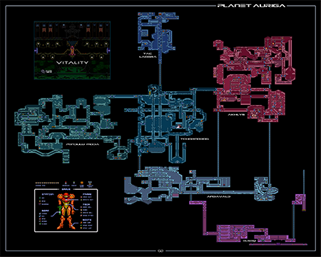 Super Metroid Eris Map